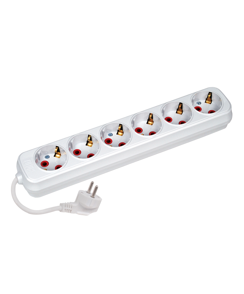 6'lı Topraklı Grup Priz/ 10m - Teb Elektrik